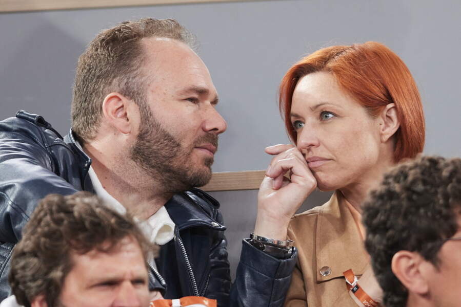 Natasha St-Pier et son compagnon Vincent Bidal très complices à Roland ...