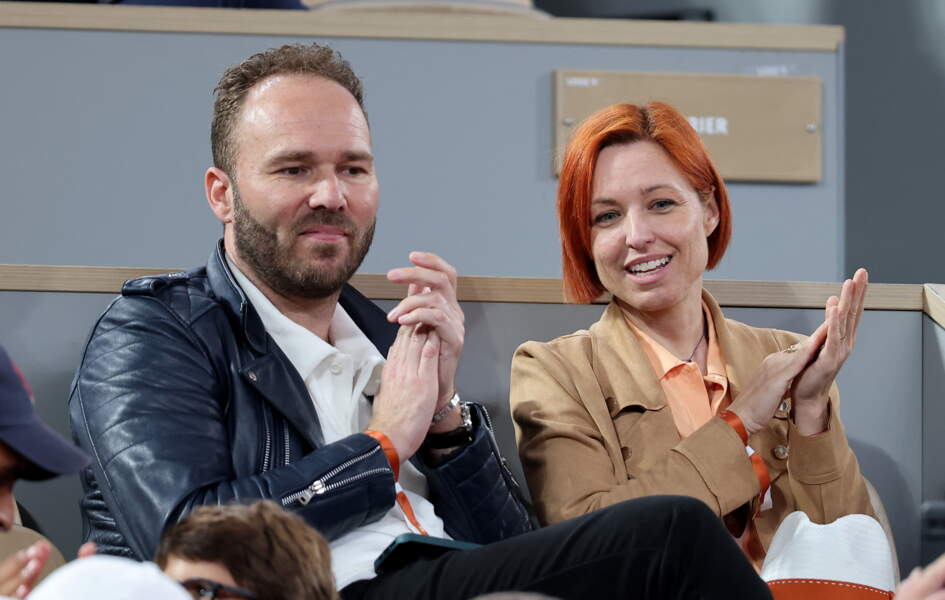 Natasha St-Pier et son compagnon Vincent Bidal très complices à Roland ...